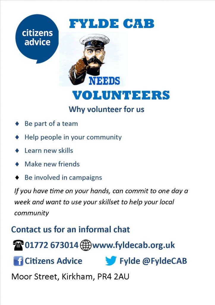 Volunteer Recruitment Ad A4