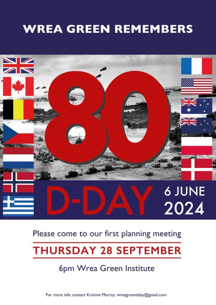 D Day 80 Years On – Meet 28 September